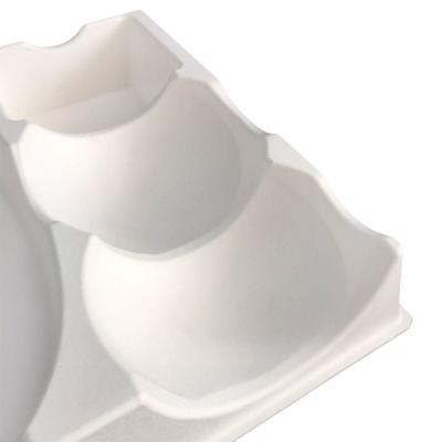 中国 Compostable最下のサトウキビのパルプの包装挿入物は防水する 販売のため