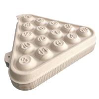 China Oilproof Biodegradable Paper Packaging , Protective Molded Pulp Inserts for sale