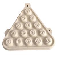 China Oilproof Biodegradable Paper Packaging , Protective Molded Pulp Inserts for sale
