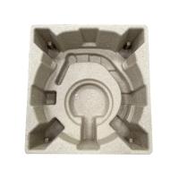 China Recycled Pulp Packaging Dry Press Molded Pulp Tray Compostable Packaging Insert for sale