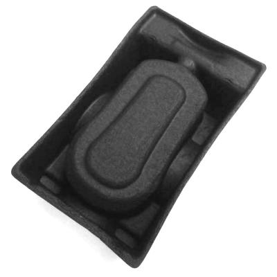 Cina La cartapesta amichevole su misura di Eco ha modellato i vassoi asciutti della stampa per il nero del topo che imballa Tray Insert in vendita