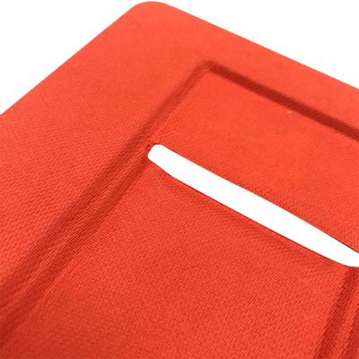Cina Vassoio in fibra modellata biodegradabile per imballaggi ecologici in cartapesta colorato in vendita