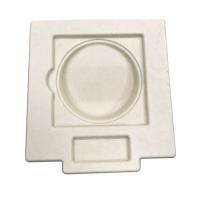 China Compostable Bamboo Paper Tray Shockproof Staticproof For Cat Toy for sale