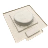 China Compostable Bamboo Paper Tray Shockproof Staticproof For Cat Toy for sale