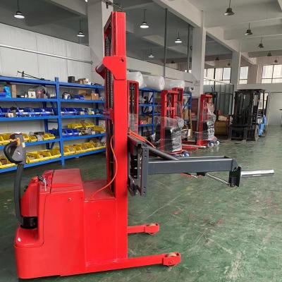 China 100kg 200kg 300kg Paper Roll Stacker With Clamp Range 200-1250mm for sale
