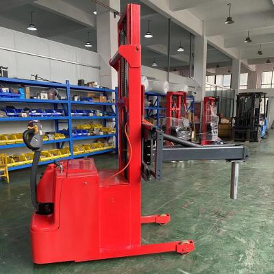 China 100kg 200kg 300kg Paper Roll Stacker With Clamp Range 200-1250mm for sale