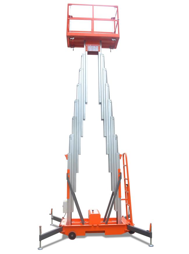 Portable 230kg Load Capacity 7.8m Working Height Hydraulic Electric Aerial Work Platform Lift