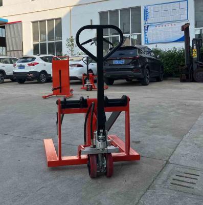 China Coil Lifter Reel Handling Trolley 350kg 772lb For Printing Industry for sale