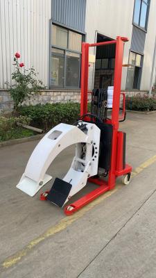 China Semi Electric Paper Roll Stacker With 1.6m Lifting Height 500kg Load Capacity For Heavy Reel Handling for sale