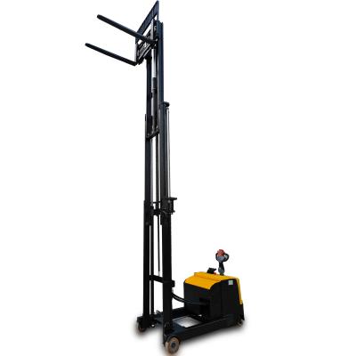 China 1.5 Ton Electric Reach Stacker Forklift with 3000-6000mm Lift Height for sale