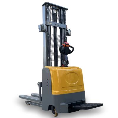 China Electric Pallet Stacker 1.6 Ton Capacity 5m Lift Height 24V Lithium Battery for sale