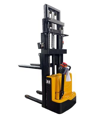 China Electric Walkie Stacker 1500kg Load Capacity 1070mm Fork Length for sale