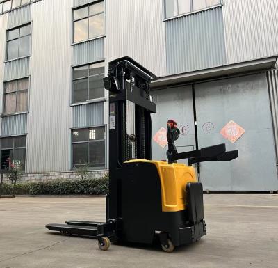 China 1 Ton Electric Pallet Stacker with 24V 80Ah Battery & 1070mm Fork for sale