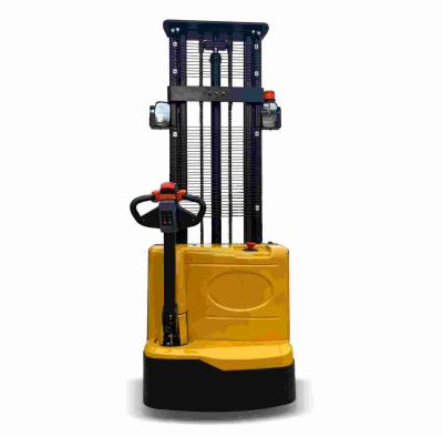 China Electric Pallet Stacker with Customized Color Emergency Brakes and Speed Limiter for Safe Operation for sale