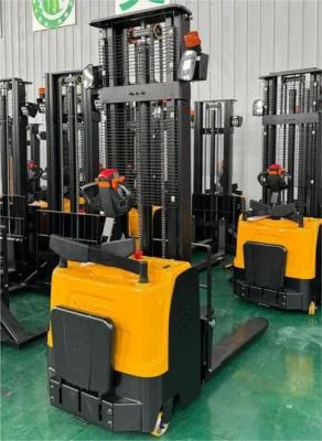 China KAD Electric Pallet Stacker with 500mm Load Center 1100mm Fork Length and 1450mm Turning Radius for sale