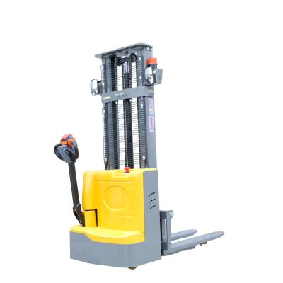 China Compact Lightweight Electric Pallet Stacker with 2 Stage/3 Stage Mast for Easy Maneuvering for sale