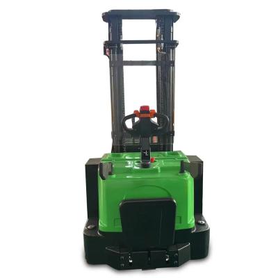 China Customized Electric Pallet Stacker with DC Motor and PU Wheels for Efficient Narrow Aisle Operations for sale