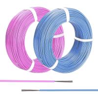 China 200C Tinned Copper Single Core Fluoroplastic Wire High Temperature for sale