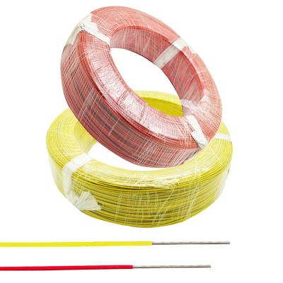 中国 絶縁される適用範囲が広いPFAは抵抗力がある28のゲージの座礁させたワイヤー温度をワイヤーで縛る 販売のため