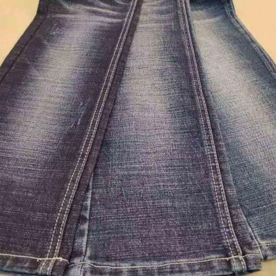China Rope Dye Cotton Width 51/52" Color Dark Blue Lycra Denim Fabric for sale