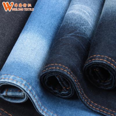 Cina Colore blu scuro pesante del tessuto dei jeans di allungamento di Supplex Lycra in vendita