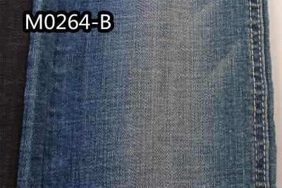 China Custom 9.7Oz Cross Hatch Cotton Denim Fabric Stretchy Super Dark Blue for sale