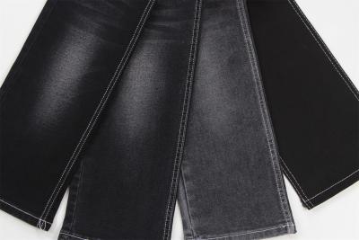 Cina Ingrosso 10,5 oz di stoffa di denim con retro nero per pantaloncini in vendita