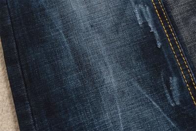 China 11oz Blue Backside Denim Fabric With Crosshatch Slub For Man Jeans, Brand Quality Blue Black Color for sale