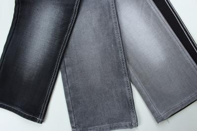 China 11.5 Oz Black And Colorful Backside Double Layer Denim Jeans  Fabric for sale