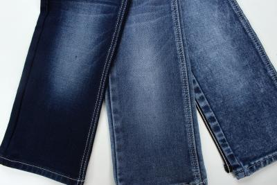 China 11.5 Oz Blue And Blue Backside Double Layer Denim Jeans Fabric for sale