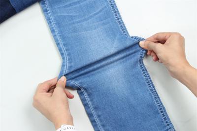 China 7 Oz Thin Skinny  Style Super High Stretch For Women Jeans Denim Fabric Jeans Fabric For Summer Fall Style for sale