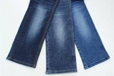 China Crosshatch Slub High Stretch Cotton Polyester Spandex Denim Fabric For Men Jeans for sale