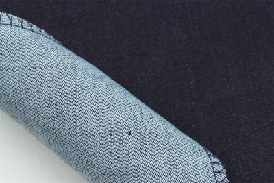 Cina 10 Una volta Dobby cotone poliestere spandex stretchy jacquard denim tessuto per jeans in vendita