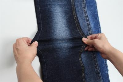 China 10 Oz crosshatch slub cross slub Super High Stretch Denim Fabric For Men Jeans or women jeans south american style for sale