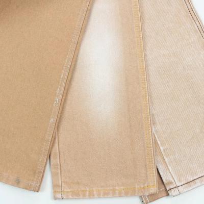 China Hot Sell Khaki 100% Pure Heavy 13.5 oz Cotton Denim for sale