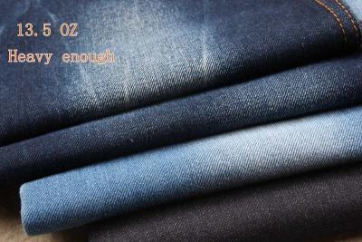 Cina tessuto pesante del denim dell'indaco 13.5oz per la materia prima del denim dell'abbigliamento dei jeans in vendita