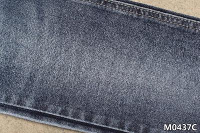 China Indigo Blue Cotton Polyester Spandex Denim Fabric With Slight Slub Women Jeans Material for sale