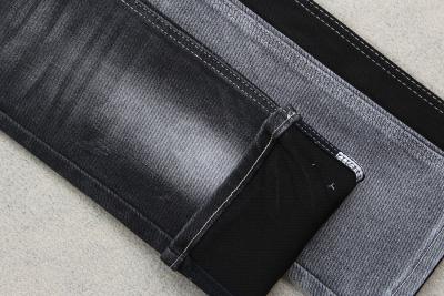 China Gewebe des Denim-11Oz mit guter Ausdehnungs-Schwarz-Rückseite für Mann-Jeans zu verkaufen