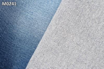 Cina Allunghi la falsificazione del cotone tricottano il tessuto dei jeans con i doppi strati 10,9 once in vendita