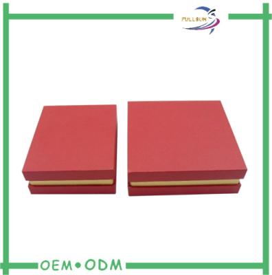 Cina Contenitore di regalo di carta dorato del profumo con il coperchio in vendita