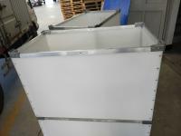 China Anti Pressure Foldable Plastic Moving Boxes 650mm Stackable Corrugated PP Storage Containers for sale