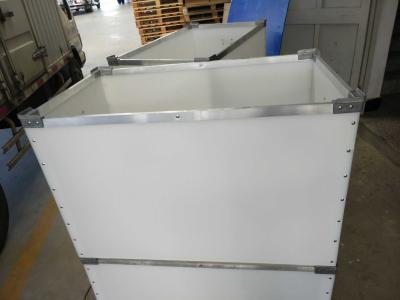 China Anti Pressure Foldable Plastic Moving Boxes Lightweight Corrugated PP Box Stackable for sale