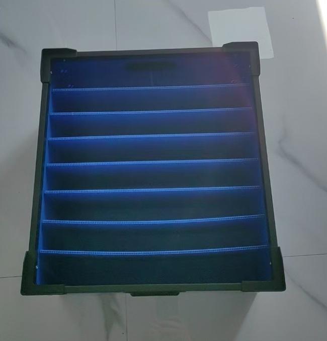 Plastic Corrugated Sheet close-up view