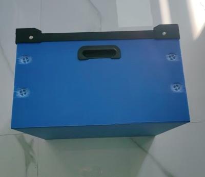China Customized Reusable Plastic Moving Boxes Corrugated Hollow Board Box 50kg Load Capacity for sale