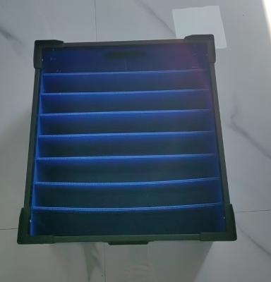 China Customized Reusable Plastic Moving Boxes Corrugated Hollow Board Box 50kg Load Capacity for sale
