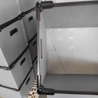 China Stackable Plastic Reusable Boxes with Handle - PP Carton Customizable in Various Sizes for Industrial Storage for sale