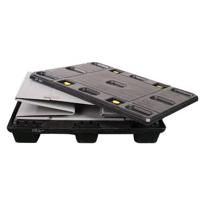China 800 X 600mm Plastic Pallet Box Foldable Sleeve Plastic Pallet Container Plastic Coaming Box for sale