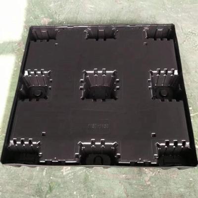 China Durable 100L Plastic Coaming Box Lightweight PP Plastic Folding Container for sale