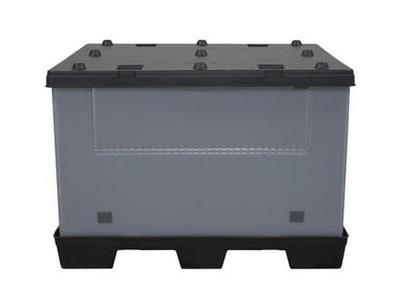 Close-up view of Plastic Pallet Bin's sealed edges and material texture