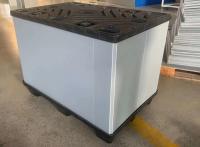 China Foldable Plastic Turnover Box Stackable Pallet Sleeve Box Rectangular for sale